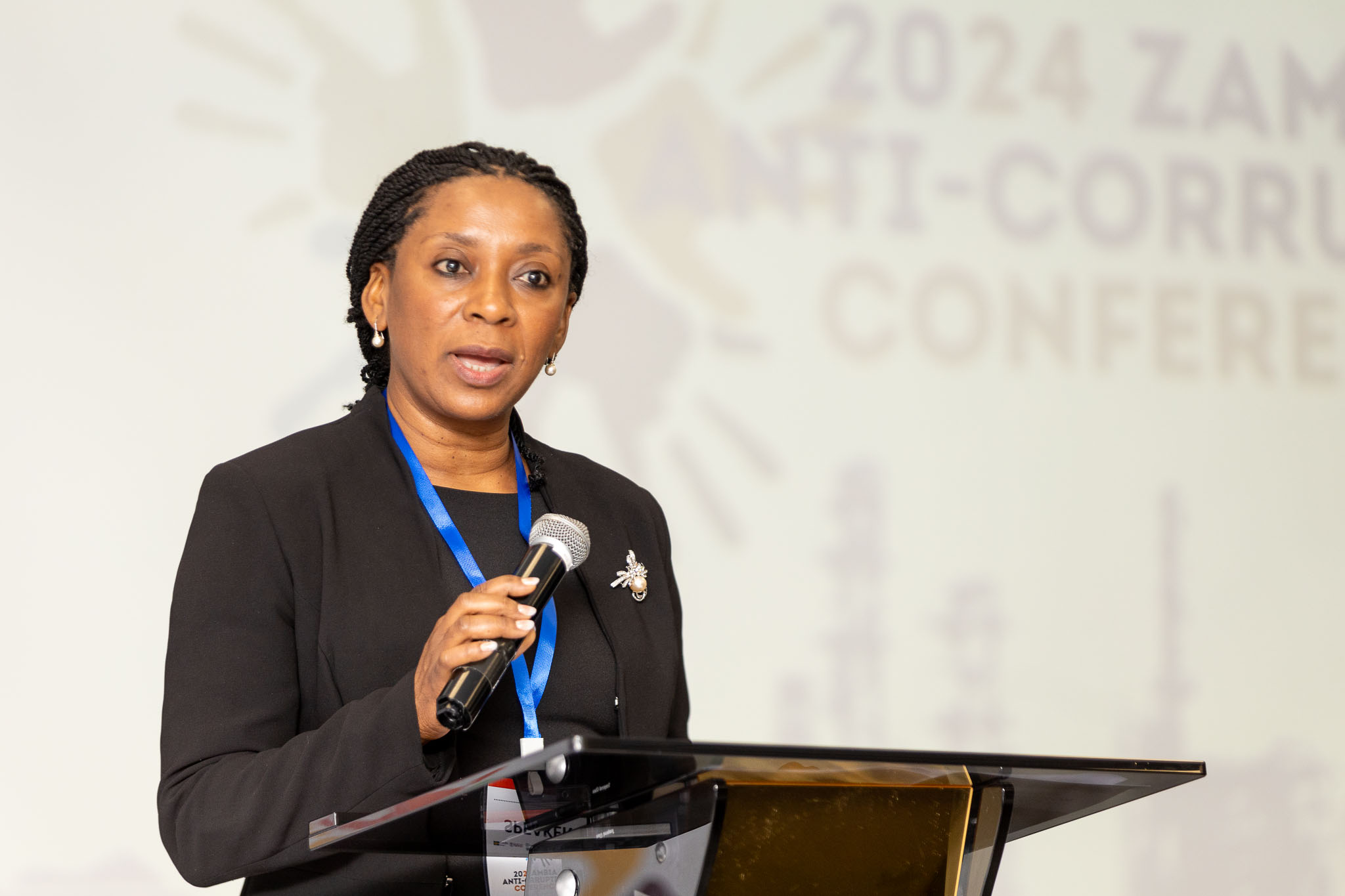Welcome Remarks by Mrs. Priscilla C Chansa, TI-Z Chapter President, at the 2024 Zambia Anti ...