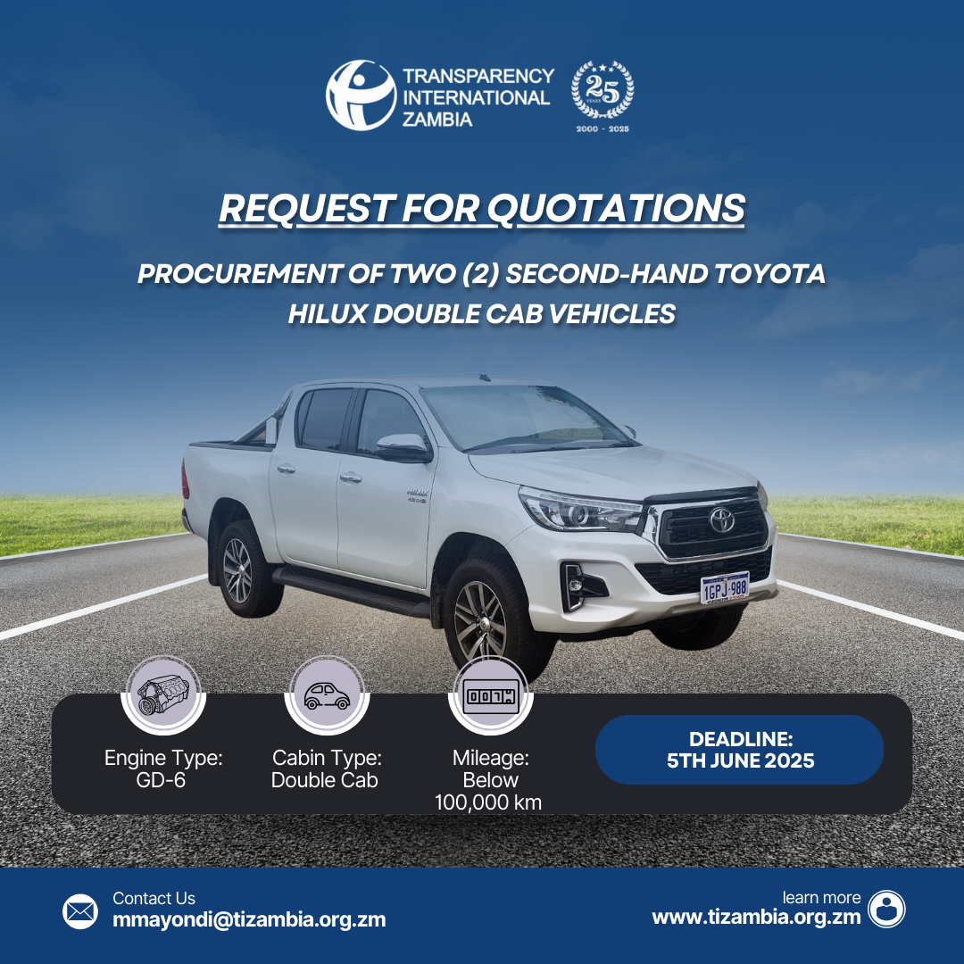Request for Quotations: Procurement of Two (2) Second-Hand Toyota Hilux ...